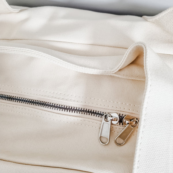 Kids Personalised Duffle Bag - Cream - Oti & Marn